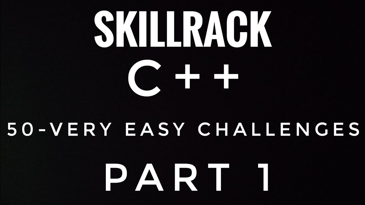 Skillrack C Very Easy Challenges Part 1 Youtube