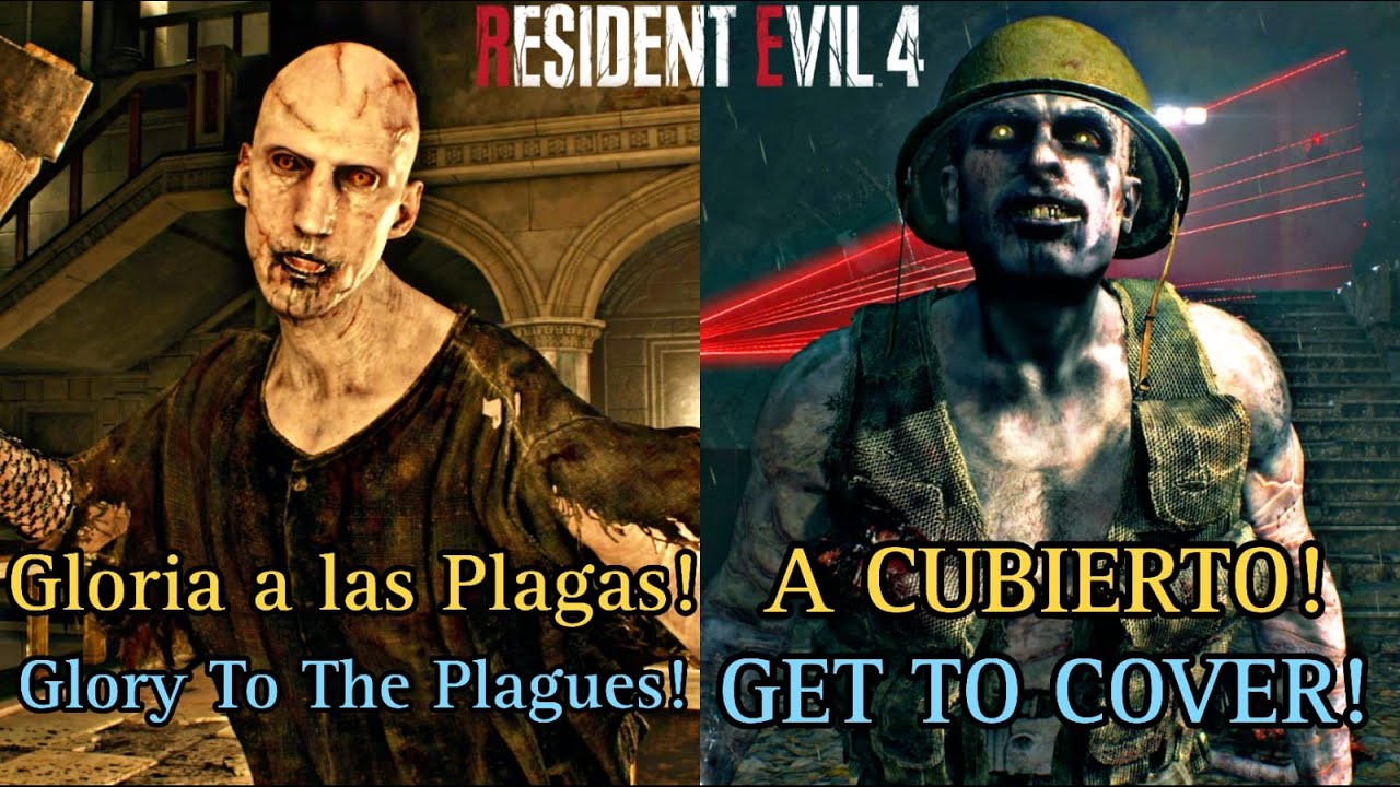 Resident Evil 4 Remake Ganado Voice Lines Chants Translated Youtube