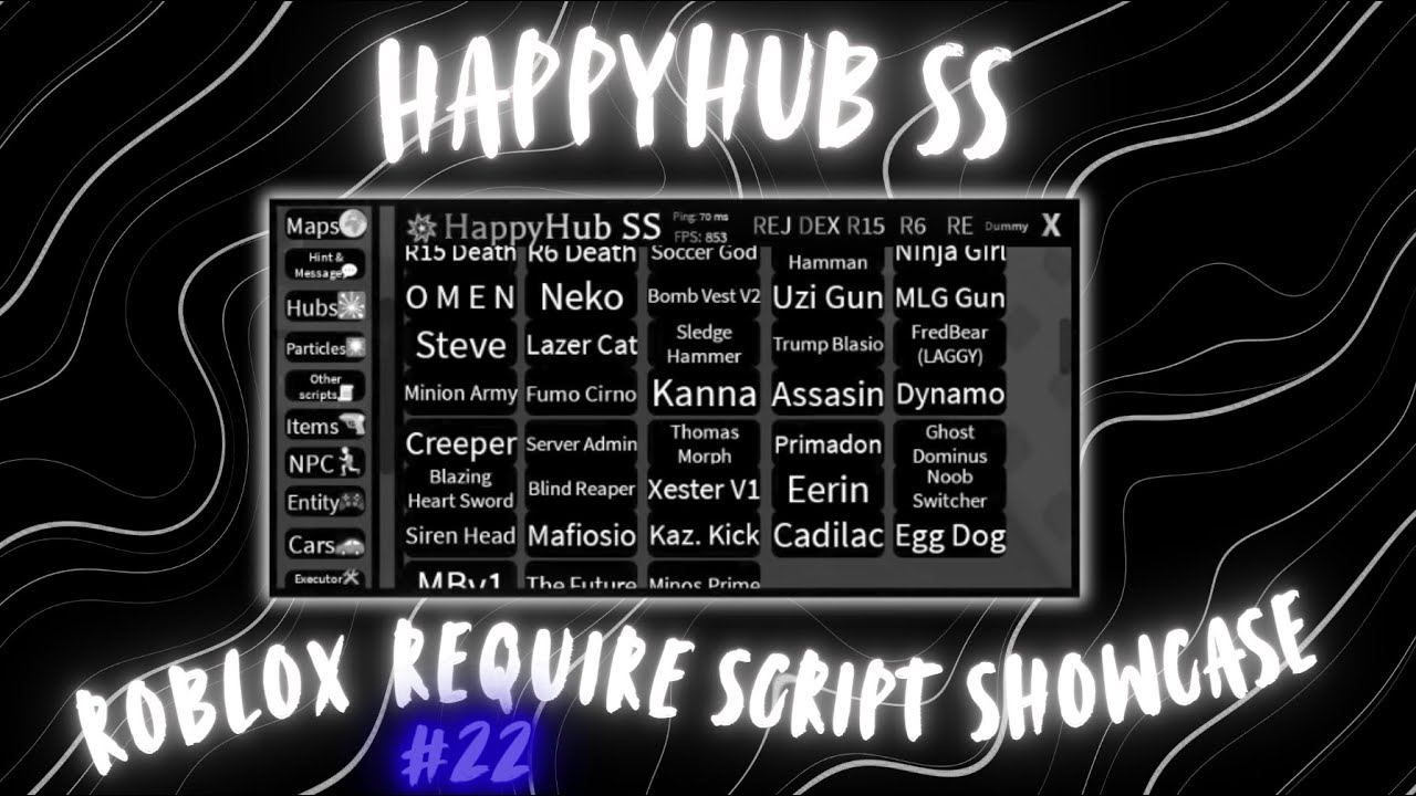 Roblox Require Script Showcase 22 Happyhub Ss V1 Youtube