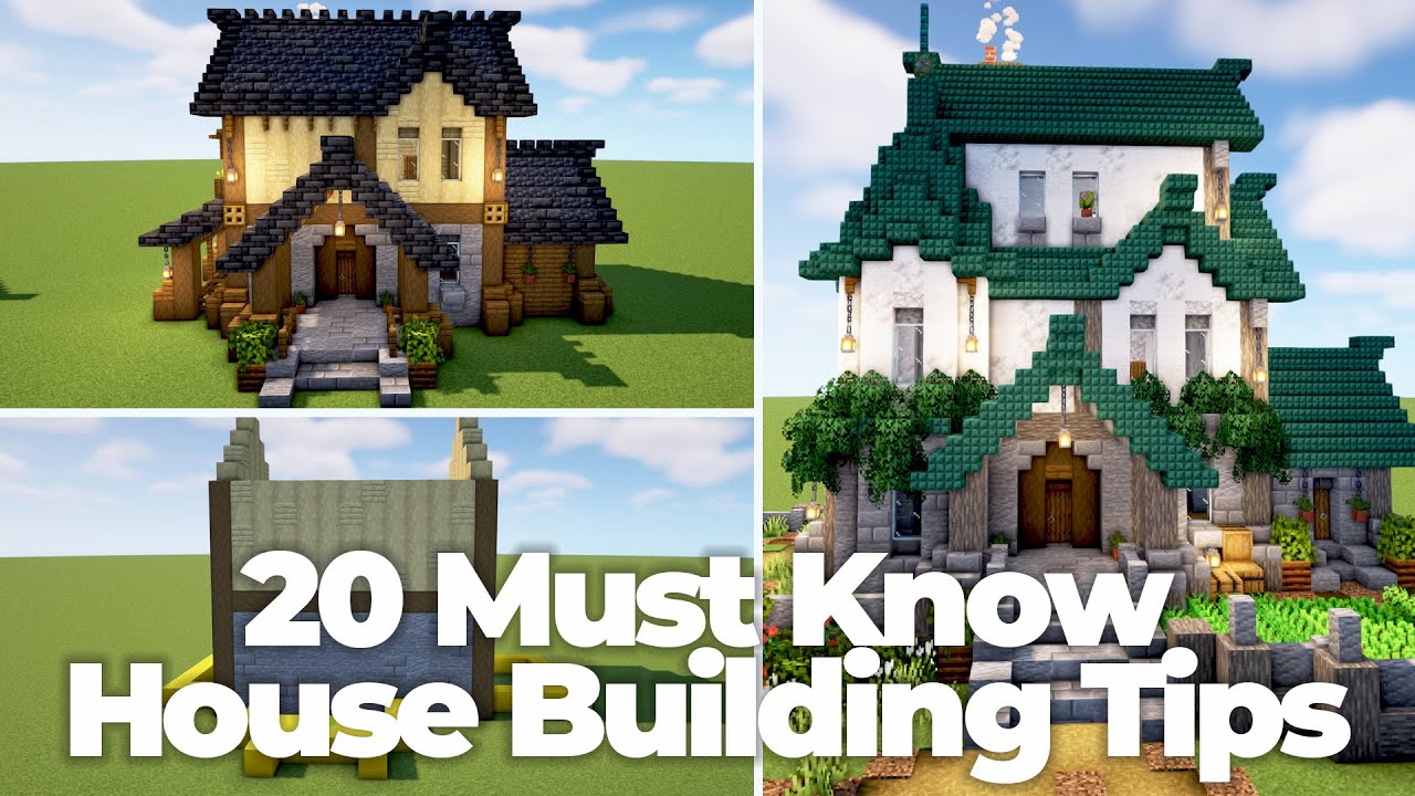 Minecraft House Building Tips Minecraft Building Guide House Ideas