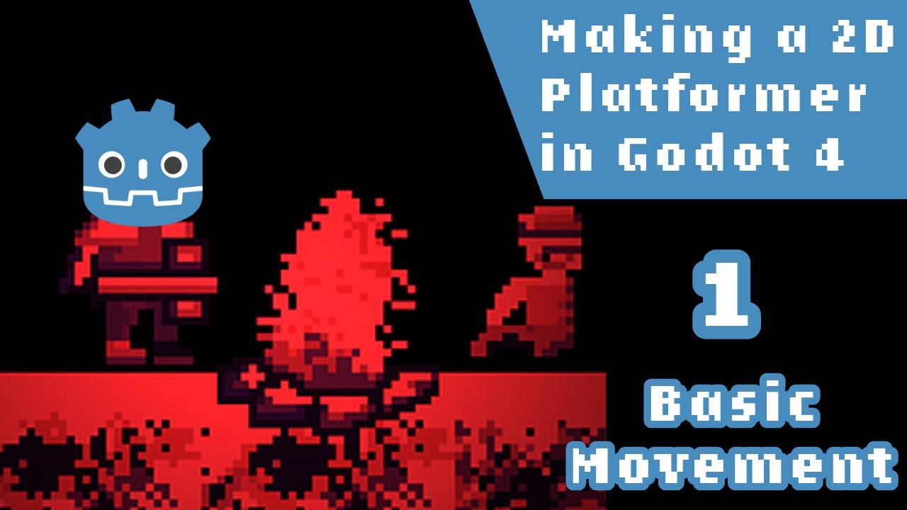 Making A 2d Platformer In Godot 4 Part 1 Basic Movement Youtube