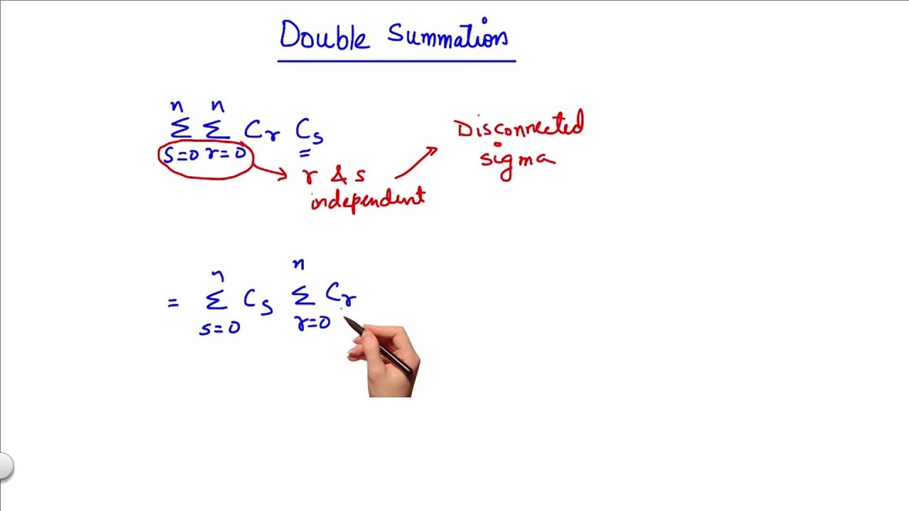 Double Summation Youtube