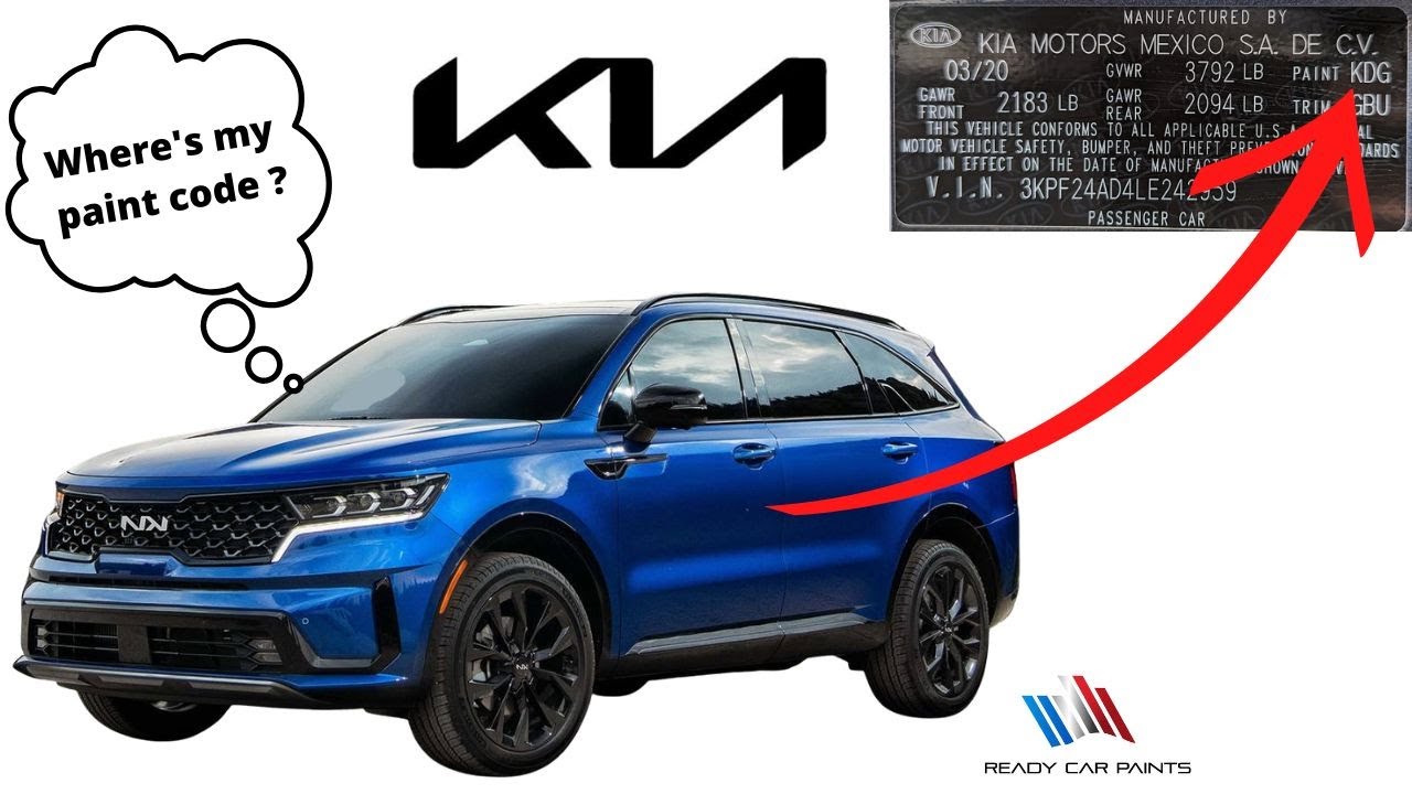 How To Find Your Kia S Paint Code Step By Step Video Youtube