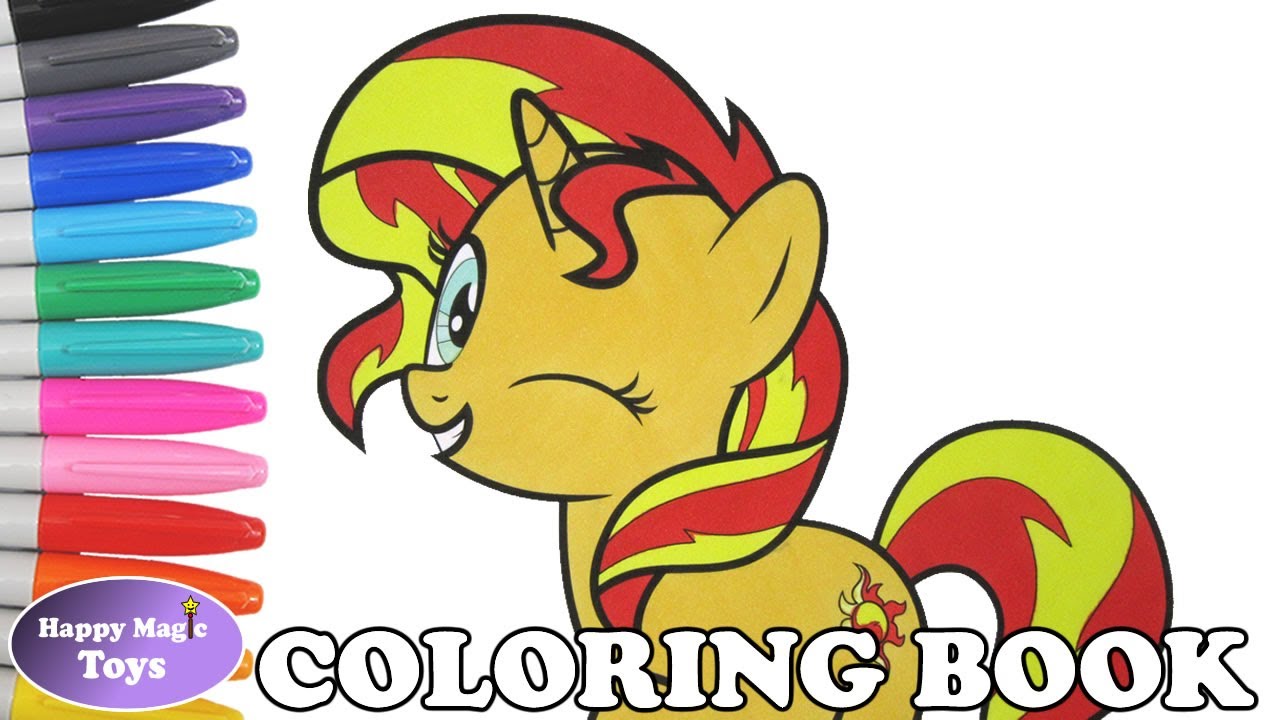 Mlp Sunset Shimmer Coloring Book Pages My Little Pony Sunset Shimmer