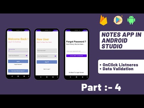 How To Make Notes App In Android Studio Data Validation Part 4