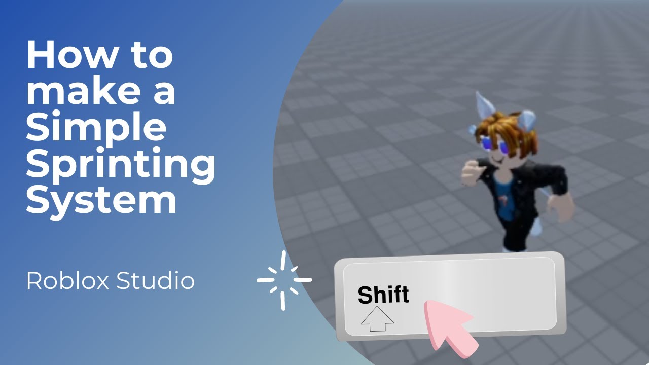 How To Make A Simple Sprinting System Roblox Studio Scripting Youtube
