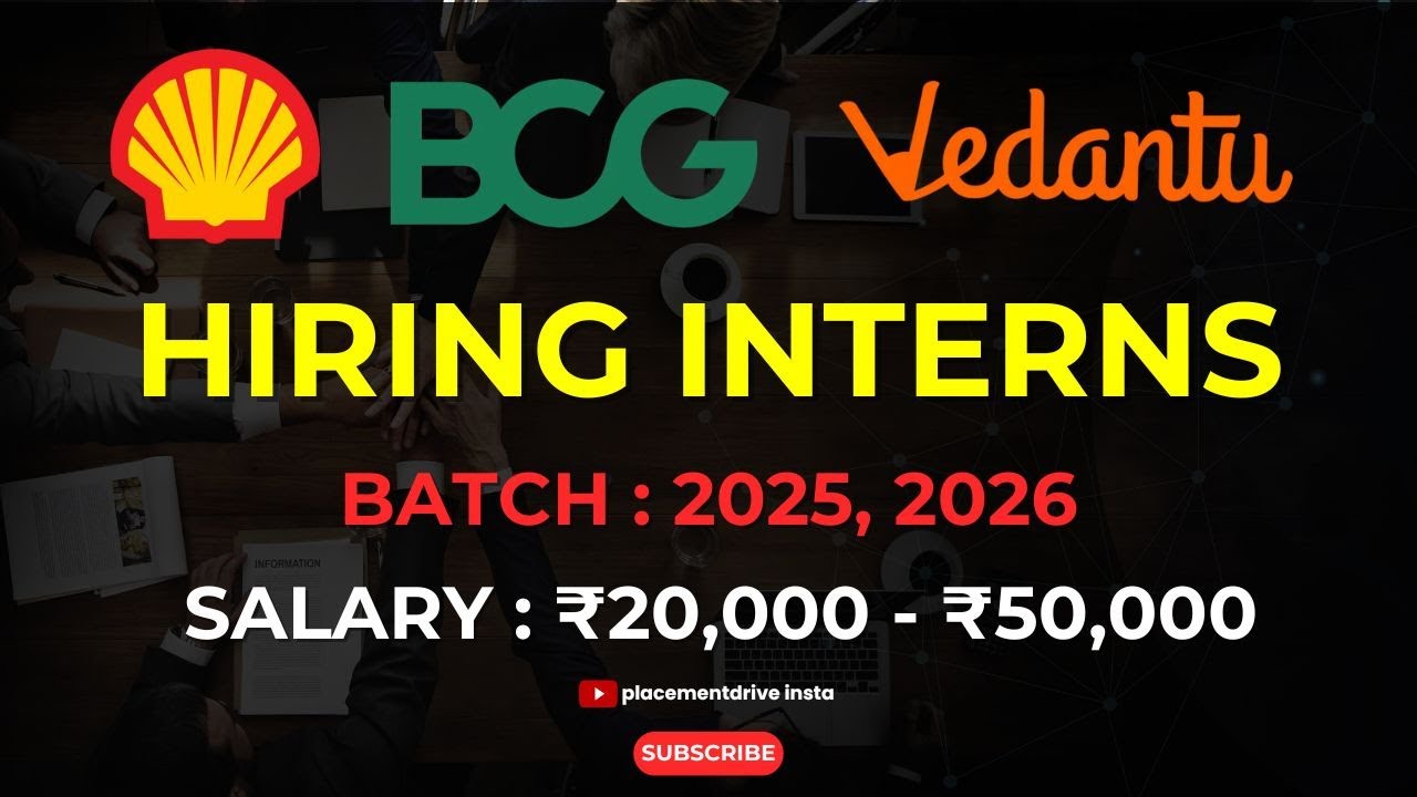 Internships At Shell Vedantu And Bcg Ultimate Application Guide