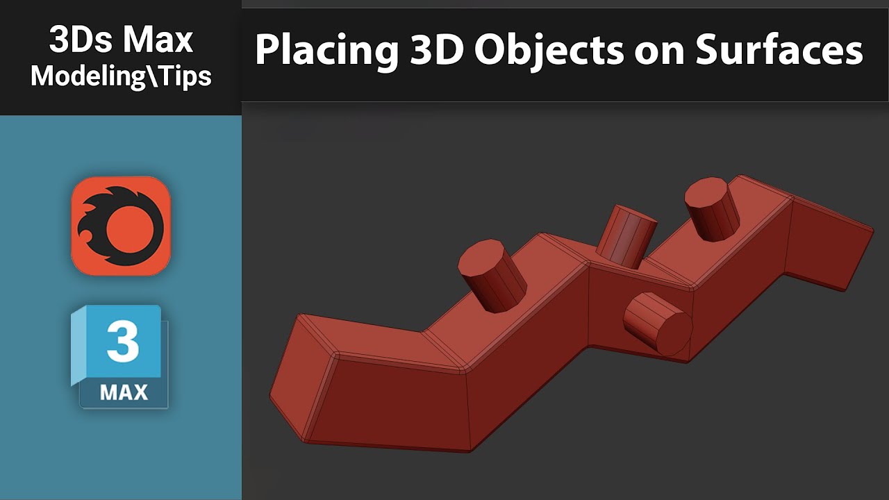 Placing 3d Objects On Surfaces In 3ds Max Select And Place Tool
