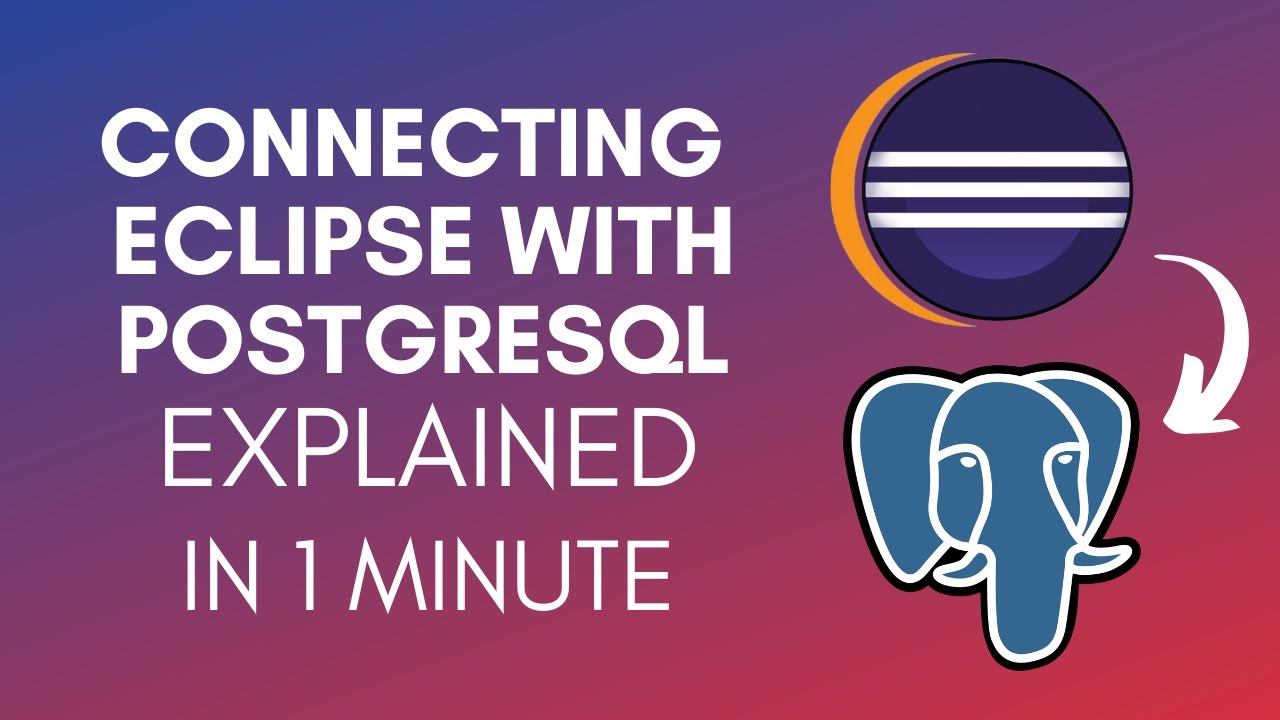 How To Connect Eclipse With Postgresql 2025 Youtube