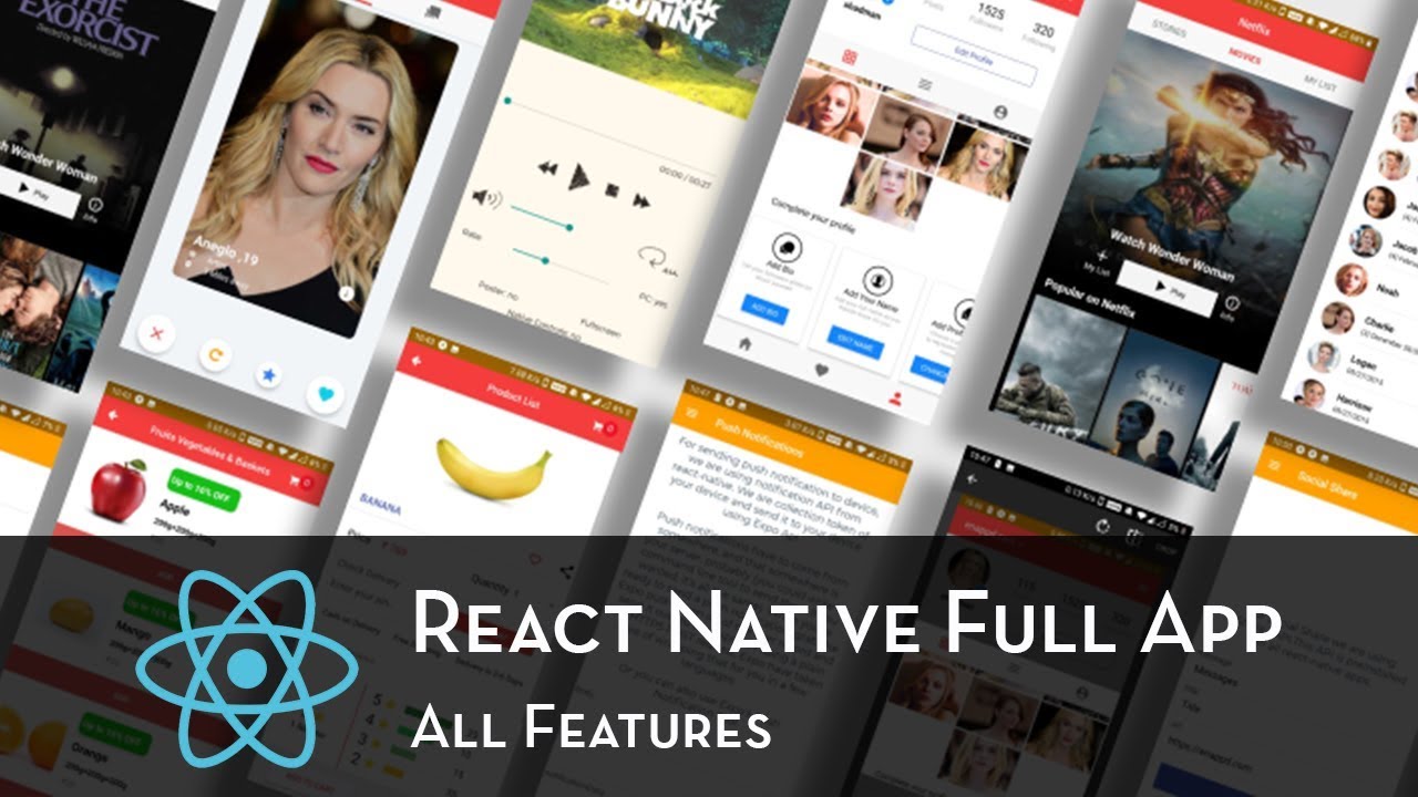 React Native Full App Template Enappd Youtube