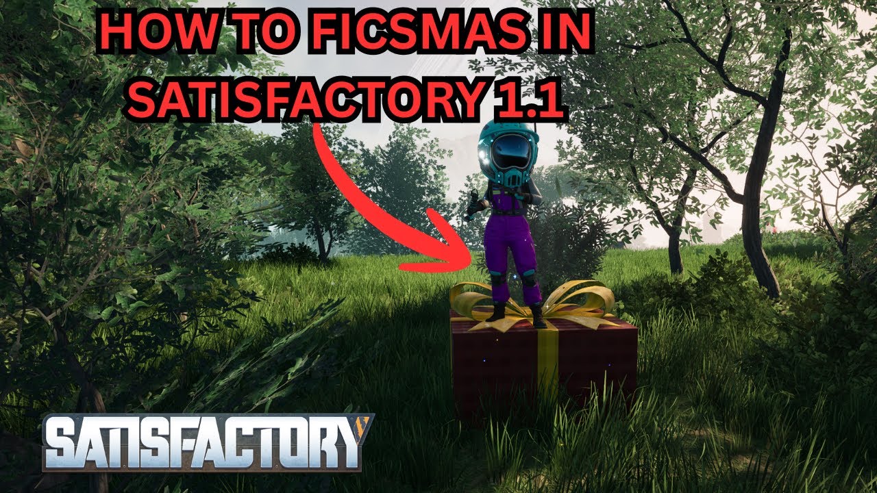 How To Ficsmas In Satisfactory 1 1 Youtube