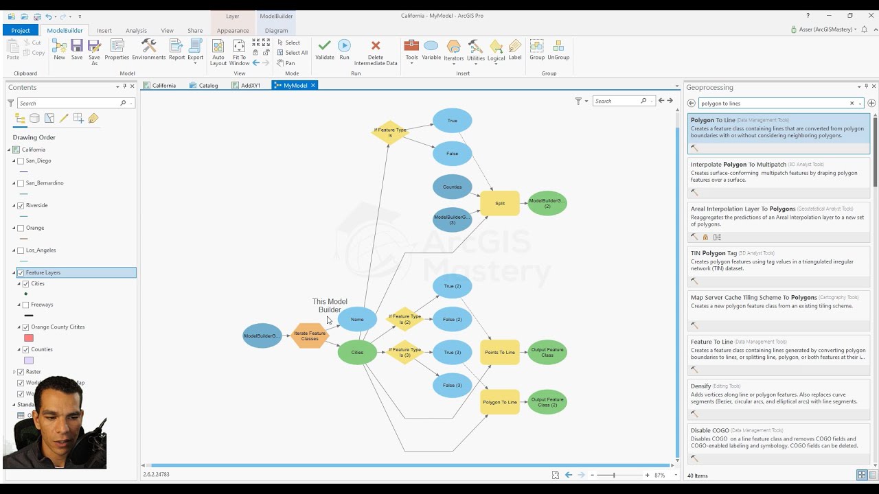 Arcgis Pro Model Builder Arcgis Mastery Course Youtube