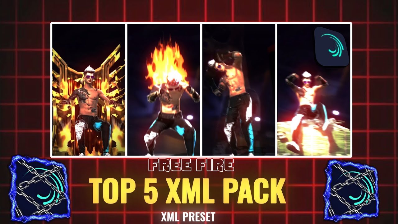 Top 5 Shakes Xml Preset S Free Fire Shakes Pack 4k Quality Shakes