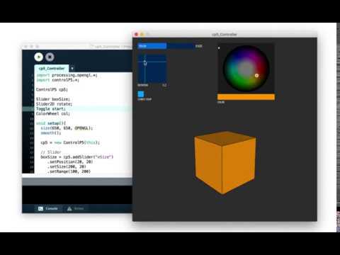 Controlp5 Processing Youtube