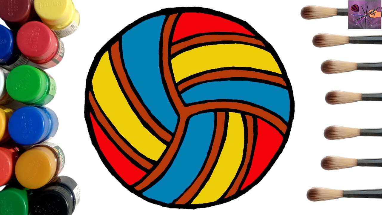 How To Color A Volleyball 2025