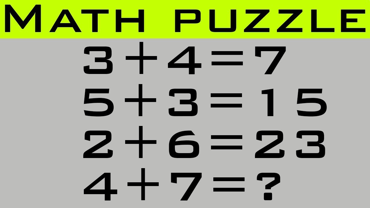 Maths Puzzles Quiz Questions And Answers At Carla Apgar Blog