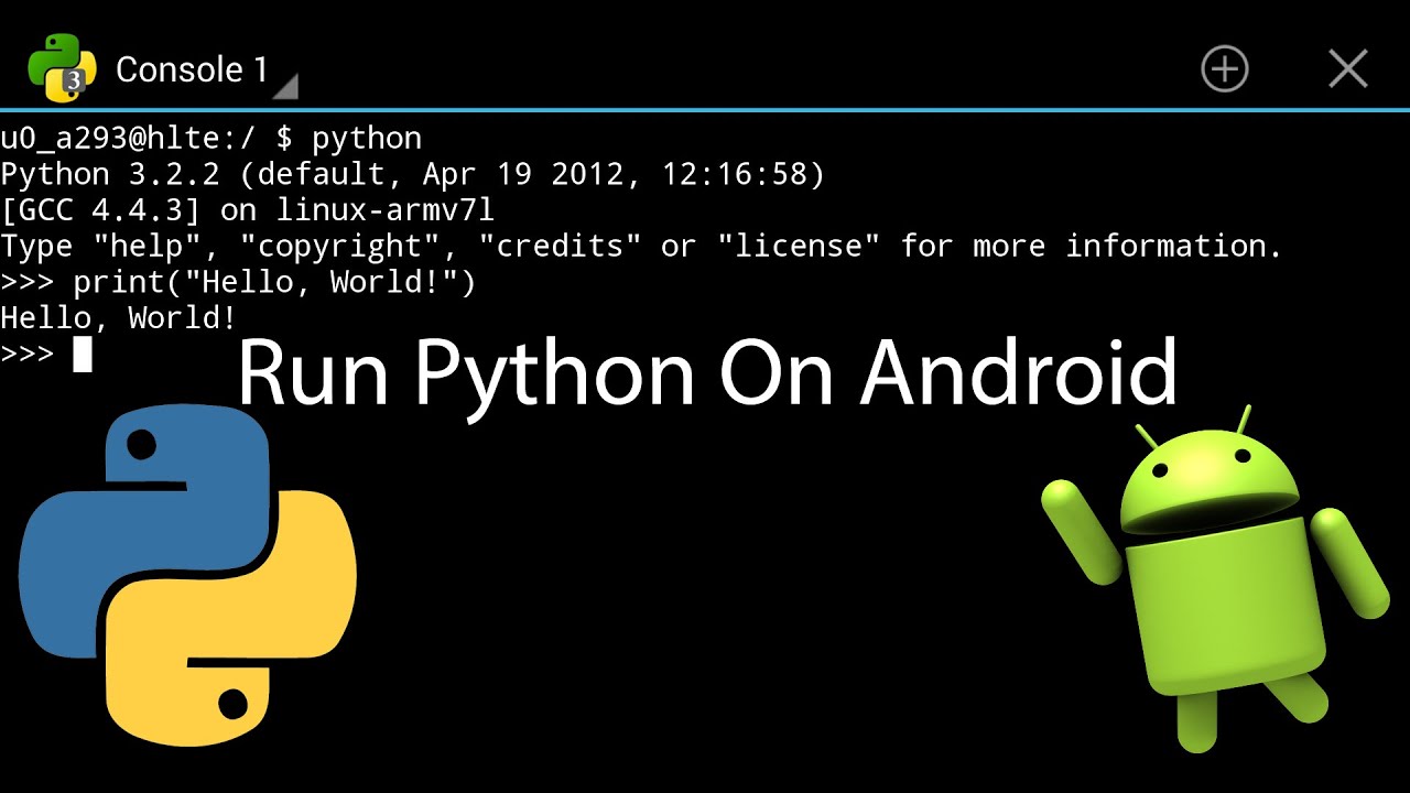 Run Python On Android Youtube