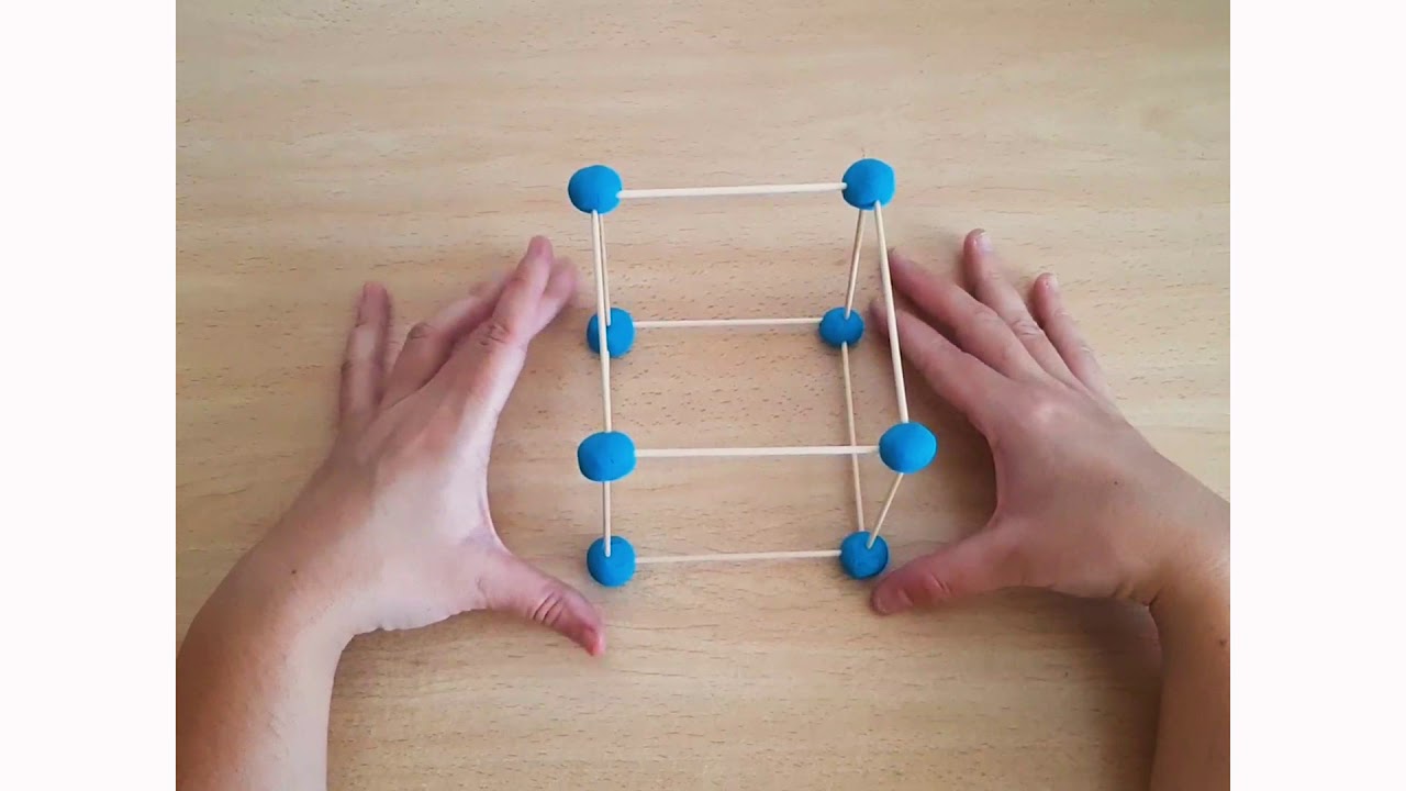 Como Hacer Un Prisma Rectangular Con Palillos Y Plastilina Forma