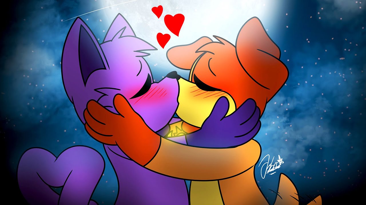 Kiss Under Moon рџґ в ѓcatnap X Dogdayв ѓpoppy Playtime Chapter 3 Comic Youtube