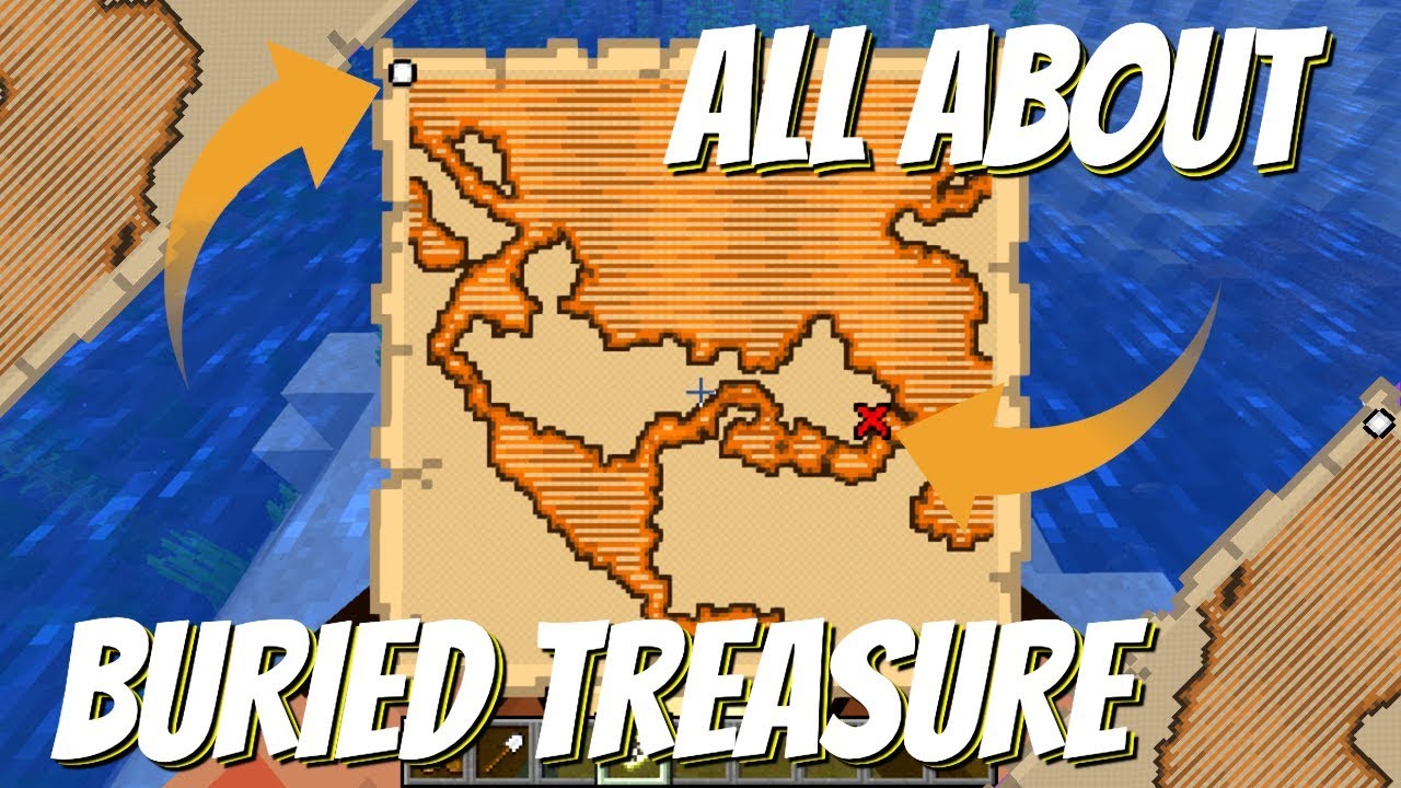 How To Use A Treasure Map In Minecraft Minecraft Treasure Maps How