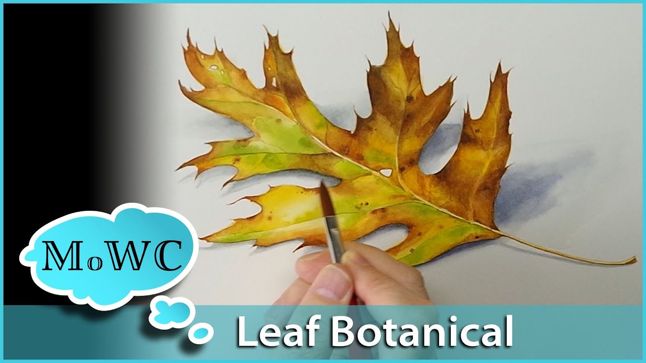 Realistic Leaf Painting At Paula Banks Blog