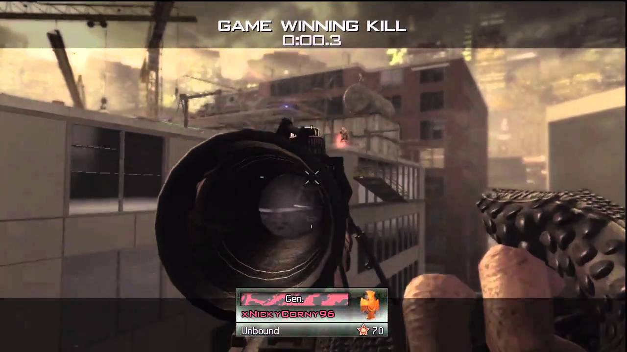 Mw2 Final Killcam Hd Youtube