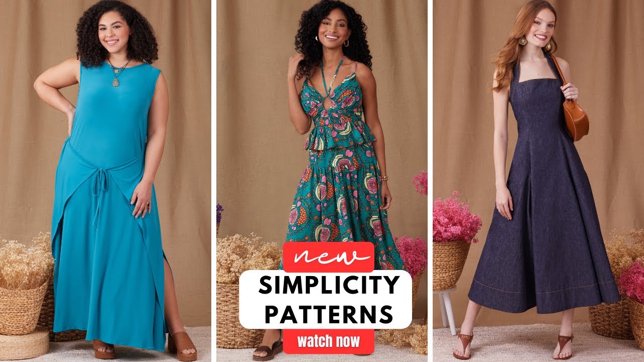 New Summer Simplicity Pattern Collection Sewing Patterns Simplicity