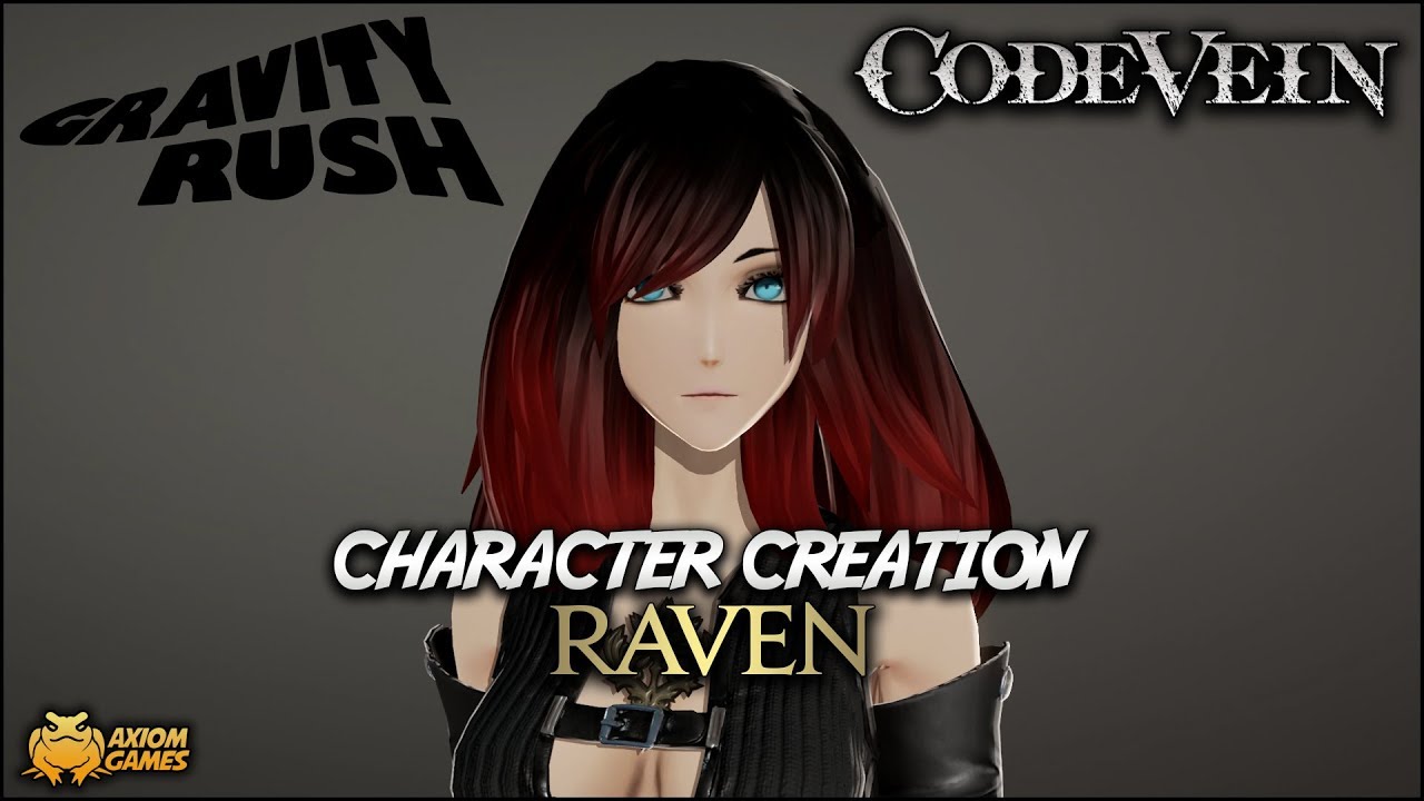 Code Vein Raven Character Creation Gravity Rush Youtube