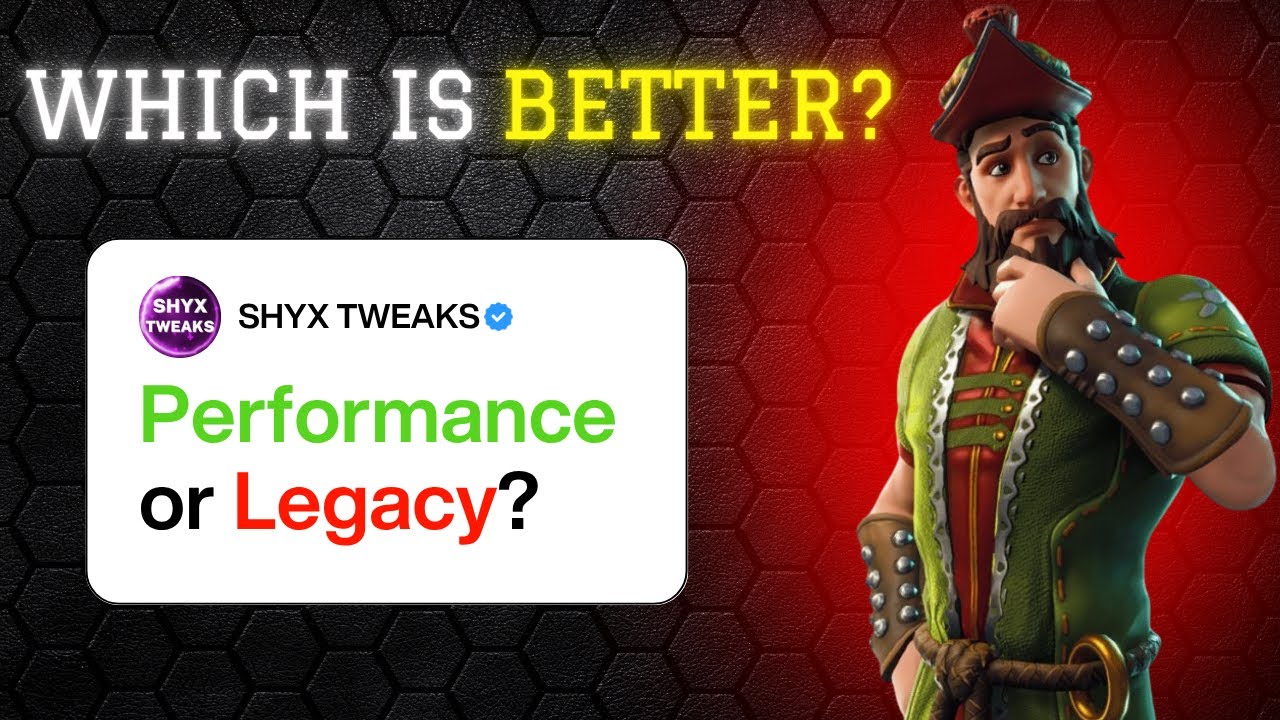 I Tried Performance Mode Vs Legacy Performance Fortnite Youtube