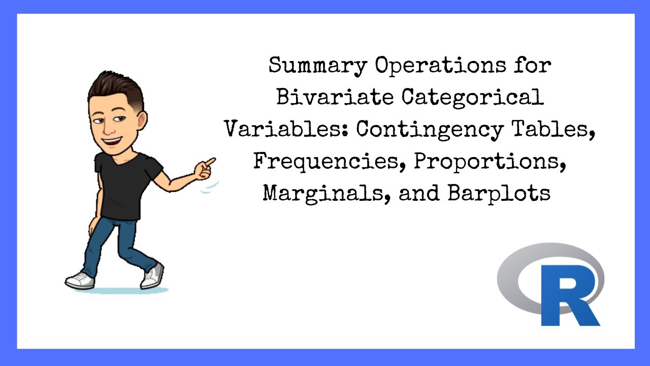 R Tutorials For Beginners Descriptive Statistics For Bivariate