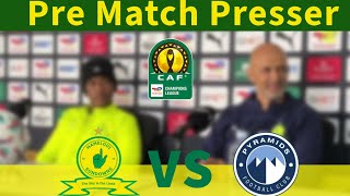 Cafcl Final Mamelodi Sundowns Vs Pyramids Press Conference Coach Miguel ...