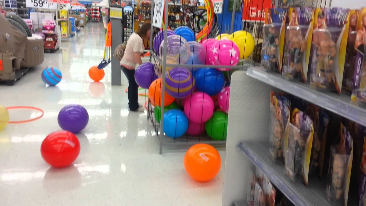 Best Walmart Ball Pit Jump Ever Youtube