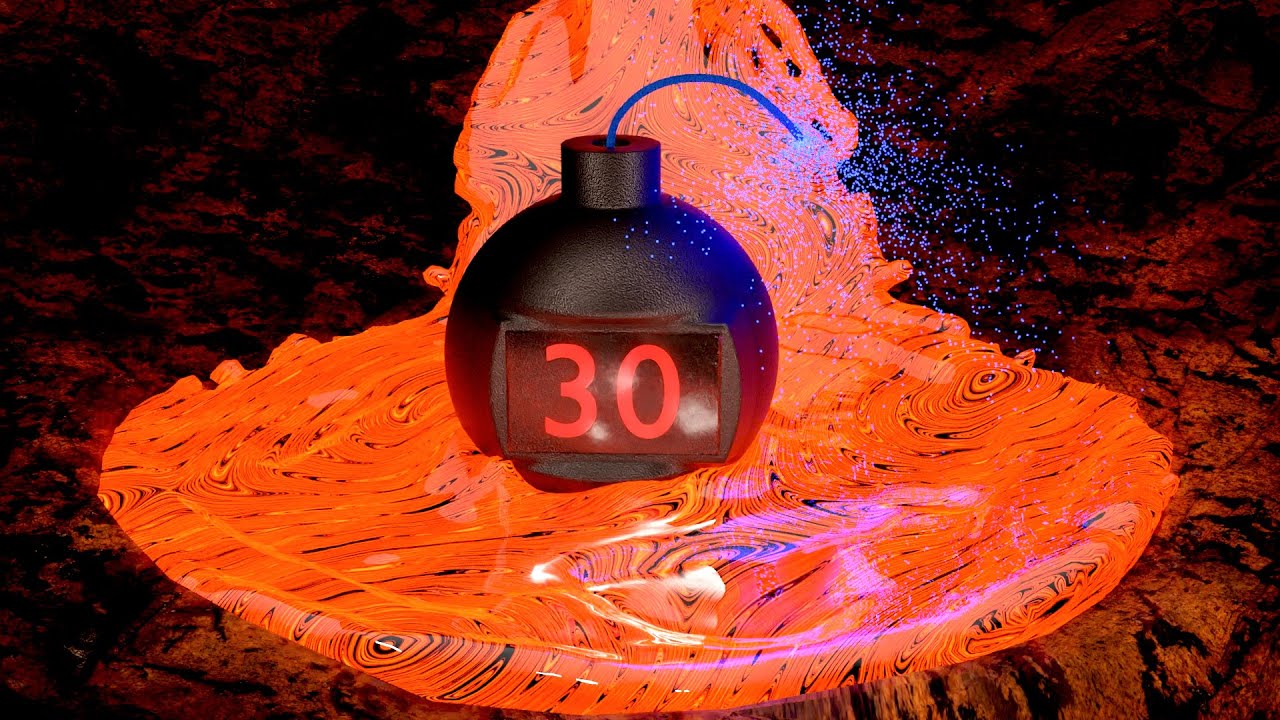 30 Second Bomb Timer рџ ј Lava Flow 3d Timer Youtube