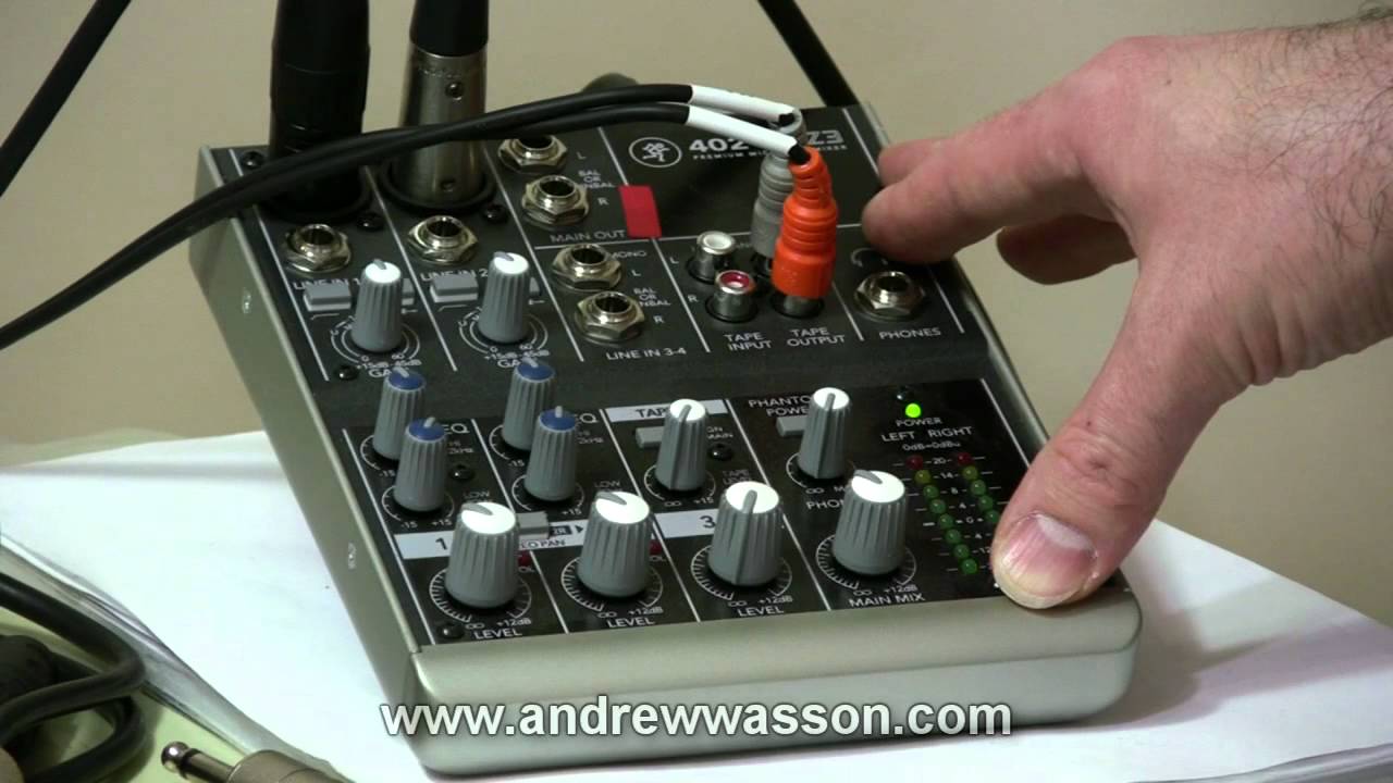 Basic Home Recording Mic Mixer Set Up Youtube