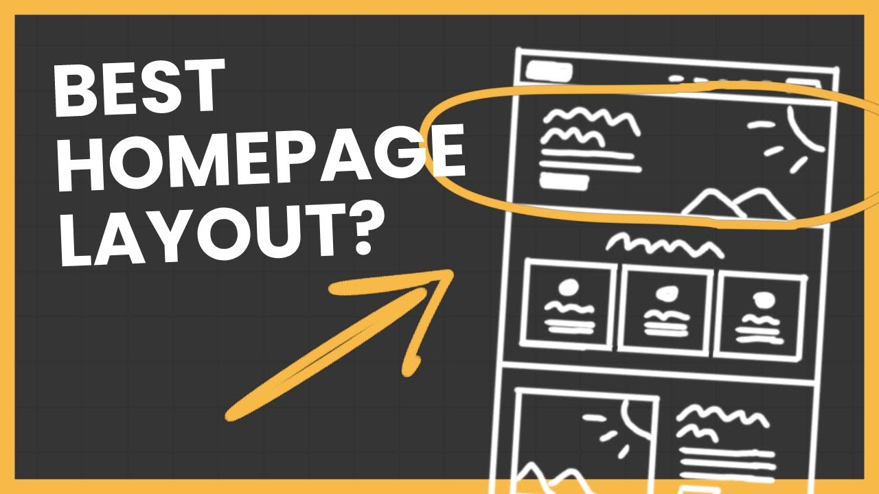 The Best Homepage Layout In Web Design Supported By Ux Youtube