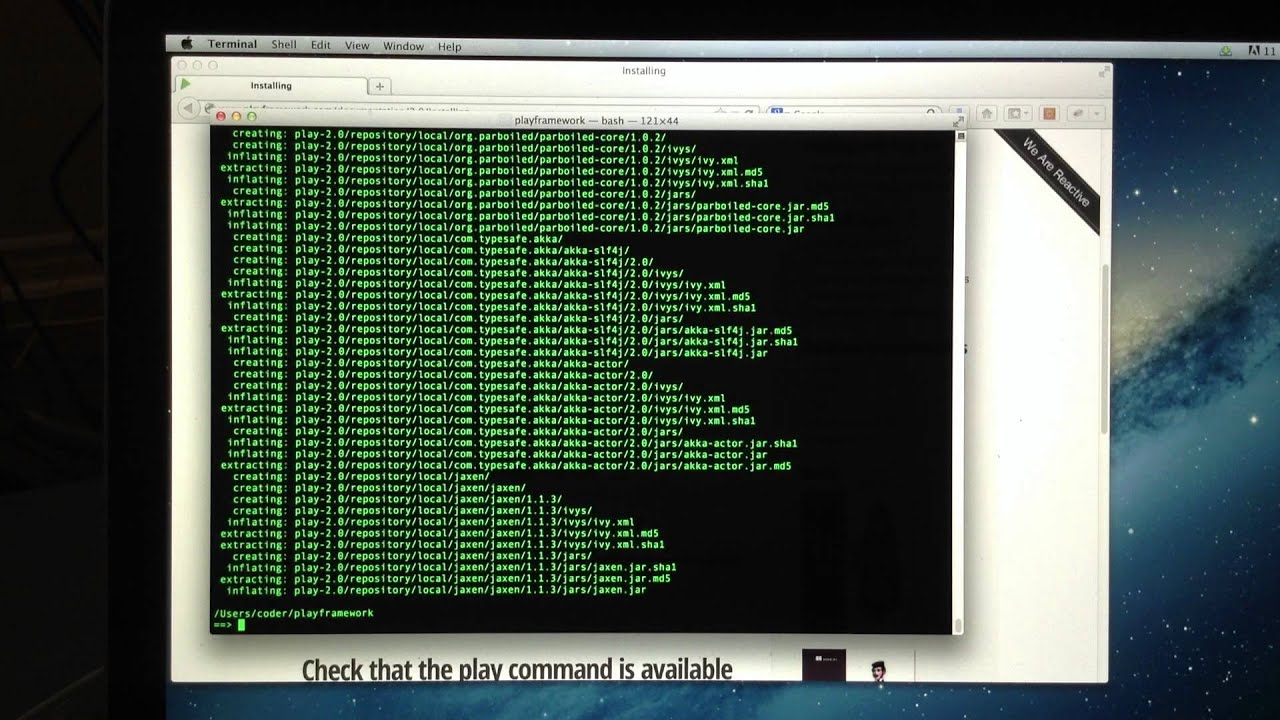 Tutorial 1 Installing Play Framework Youtube