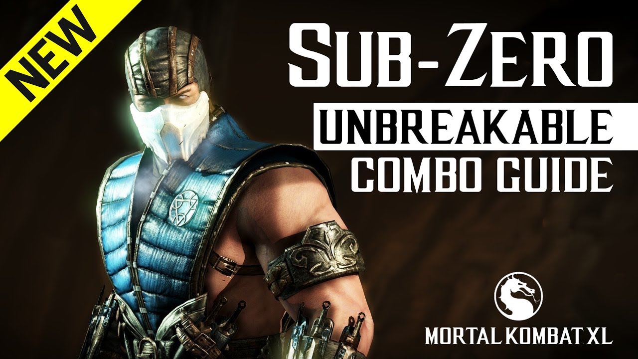 Mortal Kombat X Sub Zero Unbreakable Combo Guide Youtube