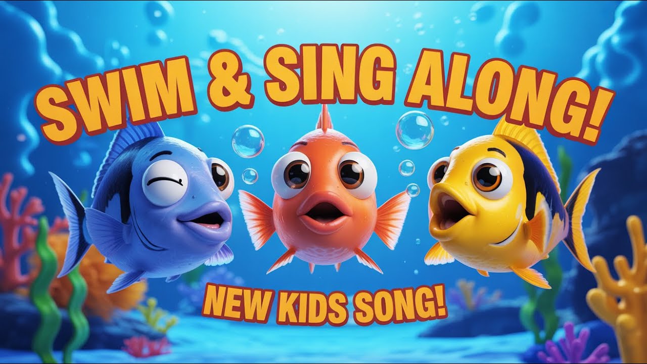 Swimming Singing A Fun Underwater Adventure Song For Kids Youtube