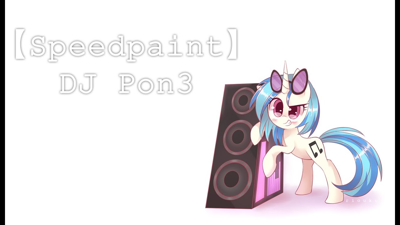 Speedpaint Dj Pon3 Youtube