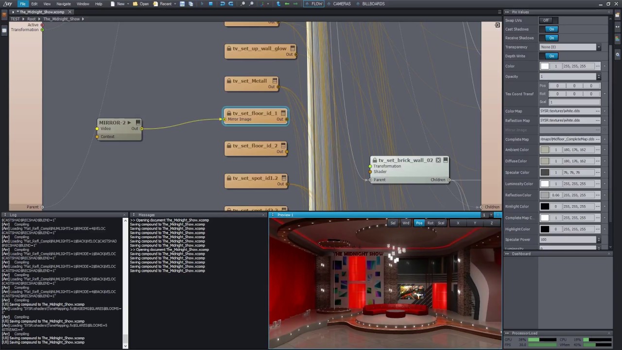 Complete Studio Scene 08 Controllable Lighting Aximmetry Tutorial