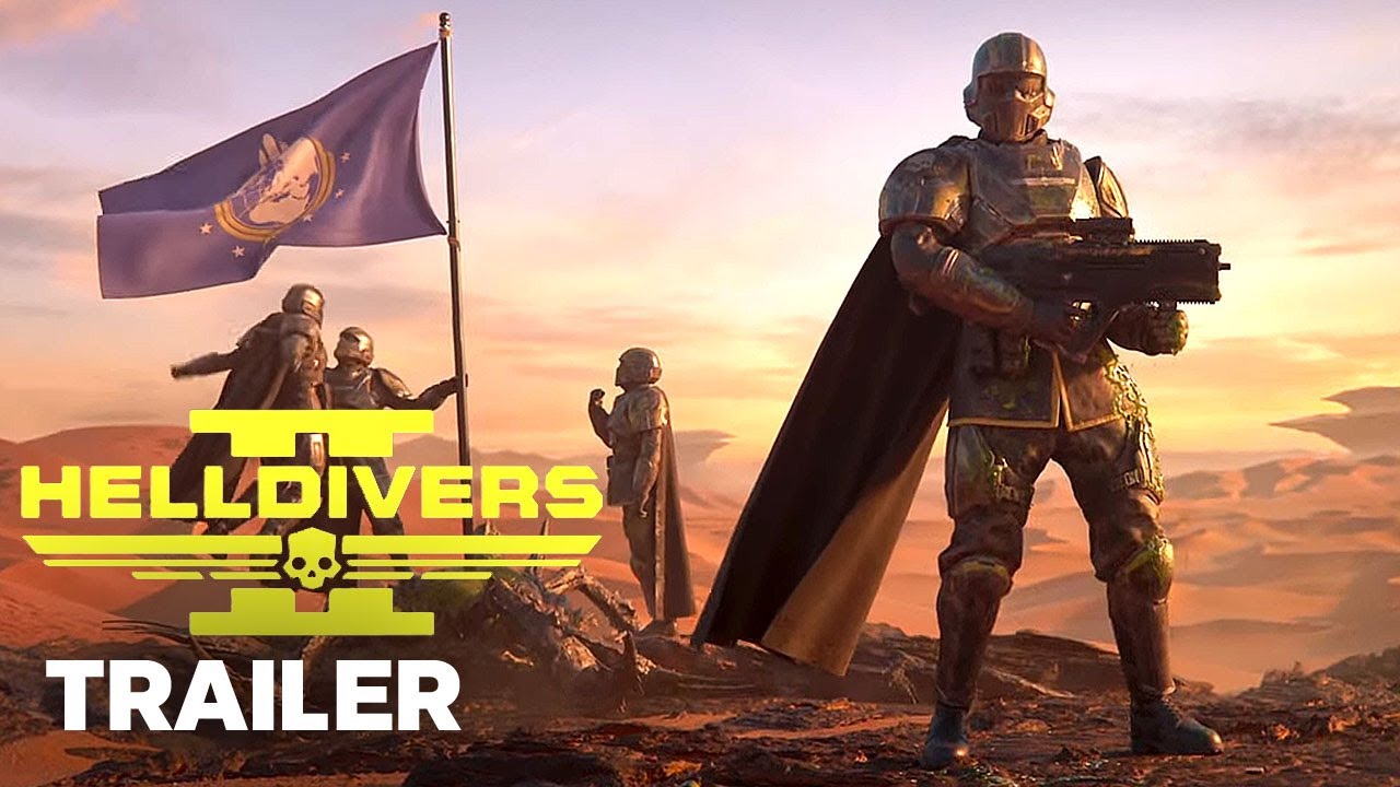 Helldivers 2 Announcement Trailer Playstation Showcase 2023 Youtube