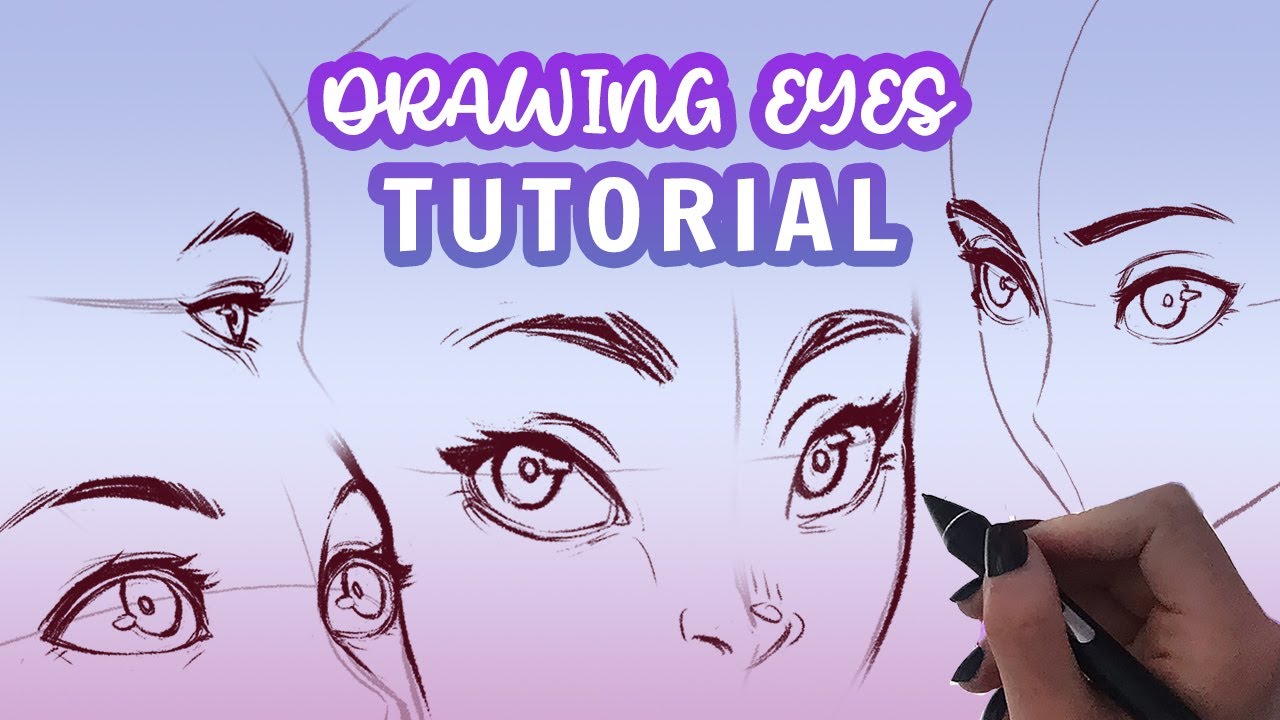 How I Draw Eyes Tutorial Youtube