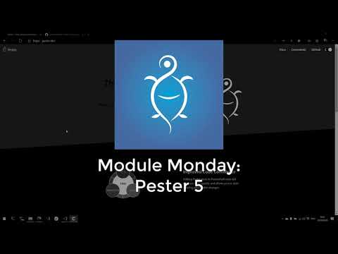 Module Monday Pester 5 Youtube