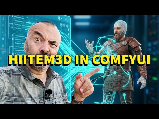 Comfyuiでhitem3dを使って単一画像から3dモデルを作成 完全なセットアップとテスト