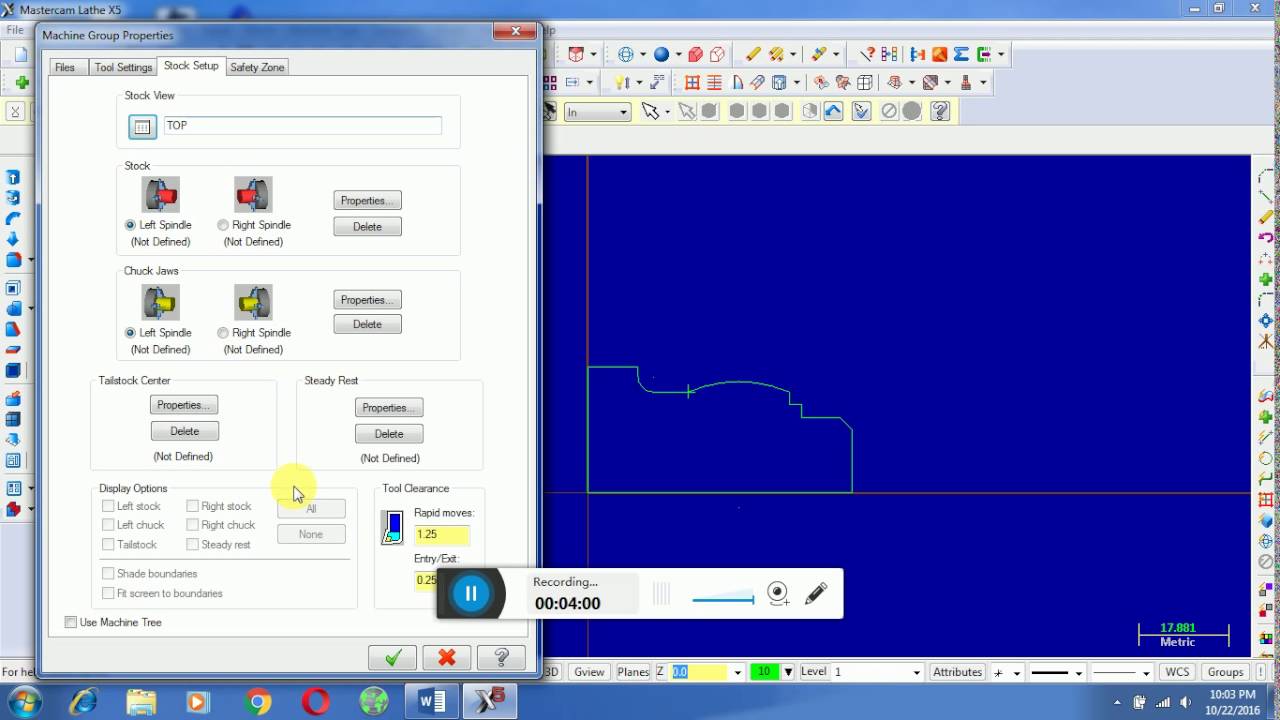 Mastercam Tutorial Cnc Turning Youtube