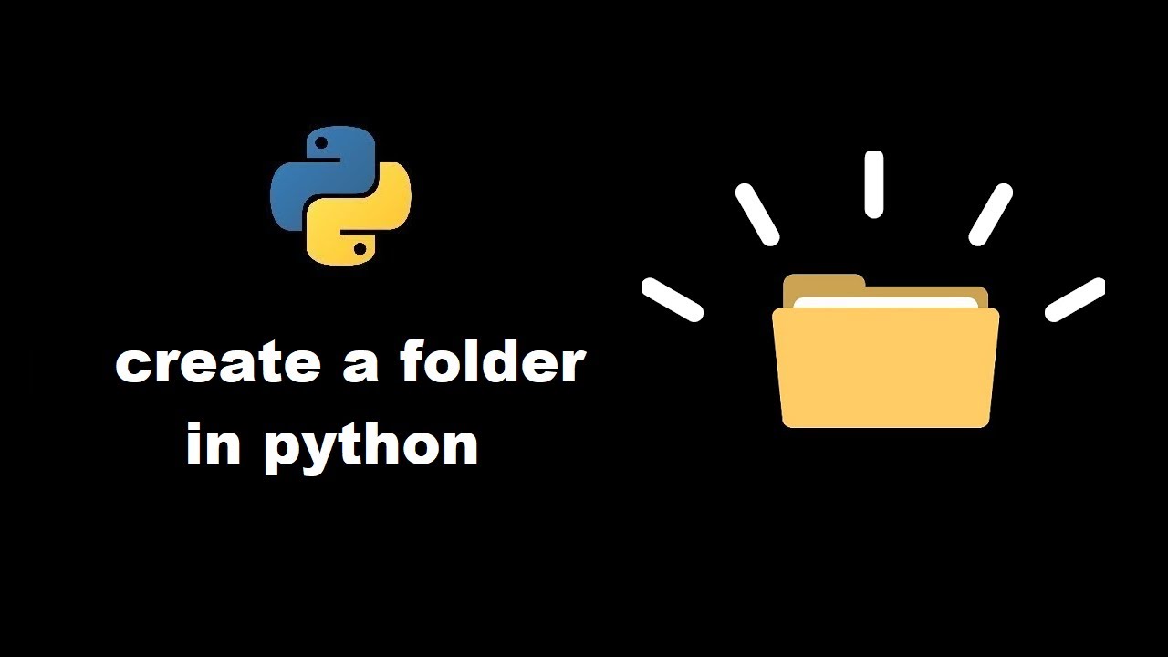 Create A Folder In Python Youtube