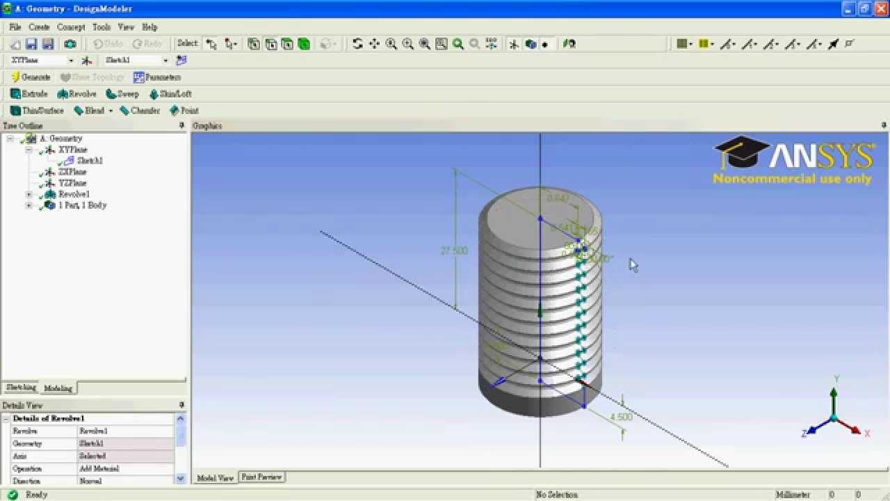 Ansys Workbench Modeling Tutorial 6 Youtube