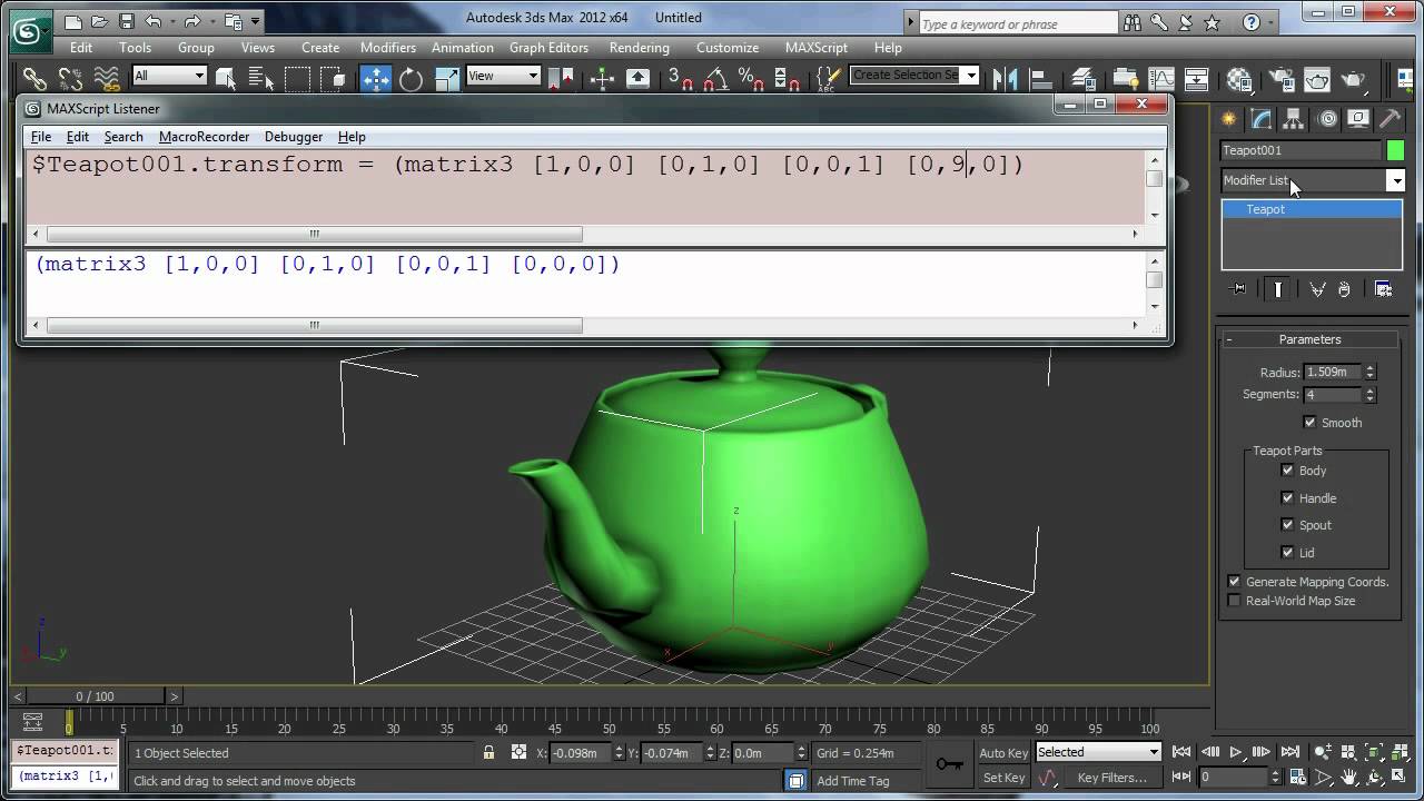 Maxscript Transforms Youtube