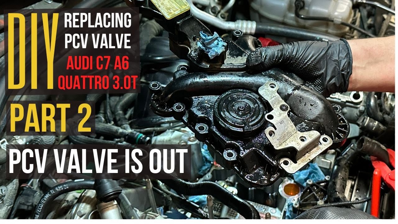 Diy Replacing Pcv Valve On Audi C7 A6 Quattro 3 0t Pcv Valve Removal