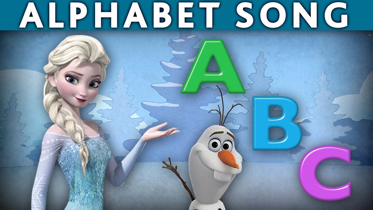 Disney Frozen Abc Song Alphabet Song Abc Nursery Rhymes Abc Song For